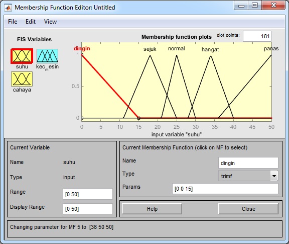 Logika Fuzzy untuk Sistem Pengatur Kecepatan Mesin | Pemrograman Matlab