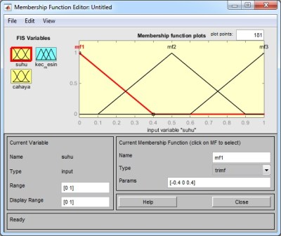Logika Fuzzy | Pemrograman Matlab