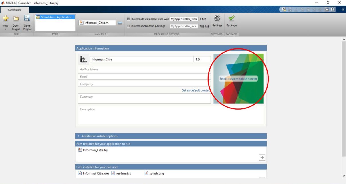 Cara membuat program executable (.exe) dari GUIDE Matlab | Pemrograman ...