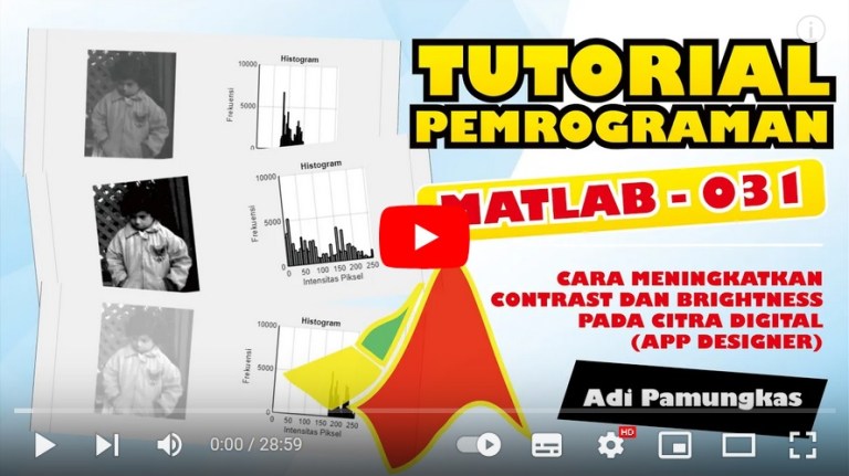 Histogram Citra | Pemrograman Matlab