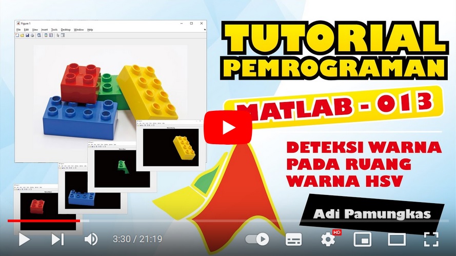 Segmentasi Warna Citra Digital | Pemrograman Matlab